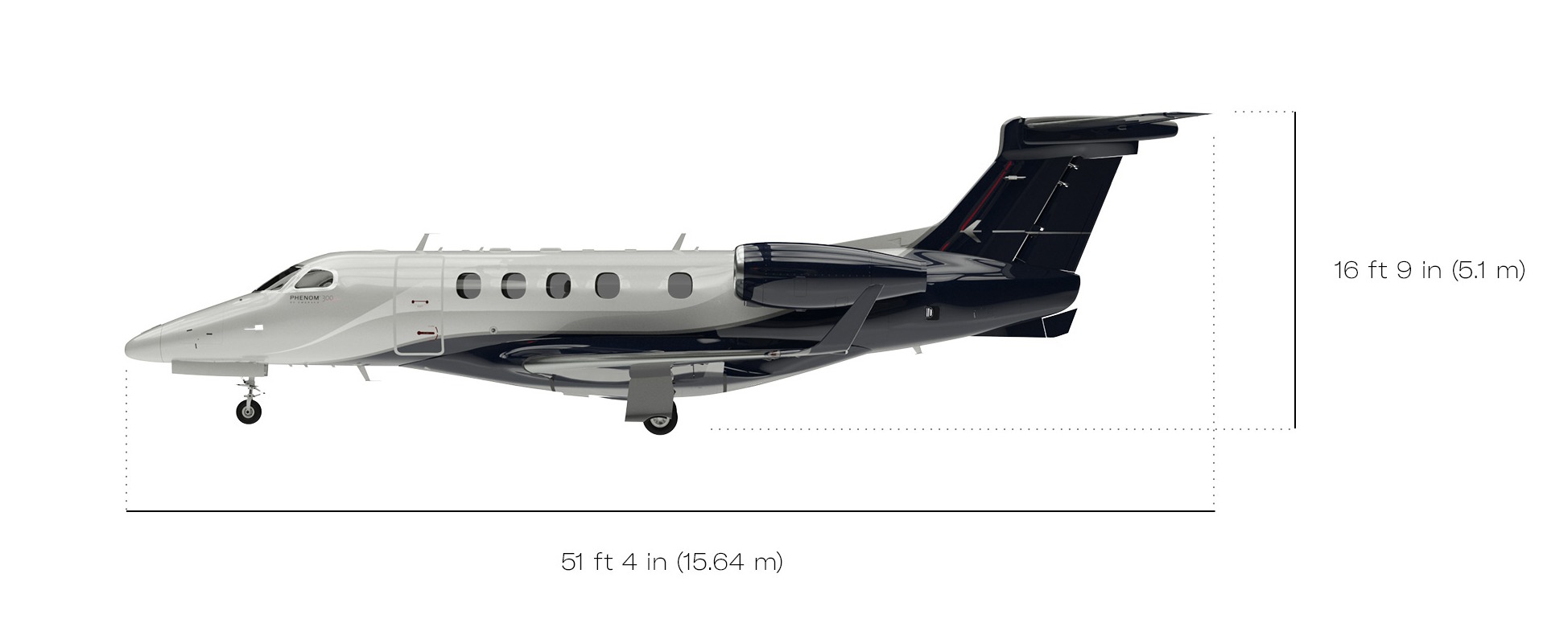 Phenom 300 Jet by Hangar 7 | Luxury Light Jet Charter